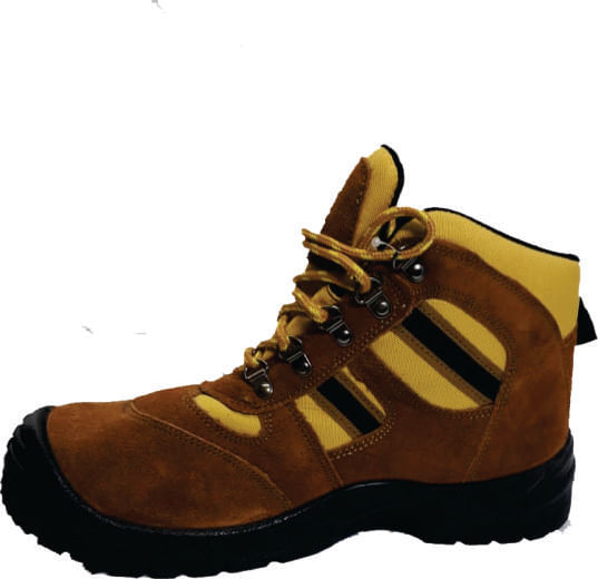 BOTA COLOR MIEL PUNTA CASQUILLO SUELA ACERO N43