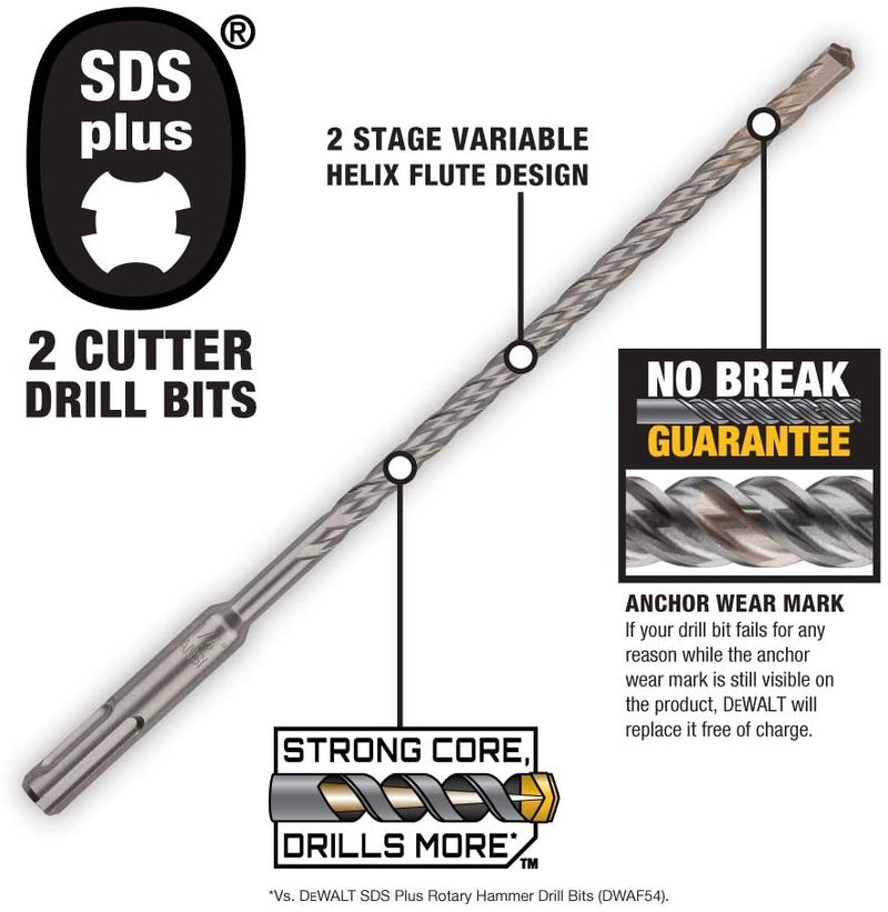 BROCA 3-16 X6 1-2 SDS PLUS DW5403