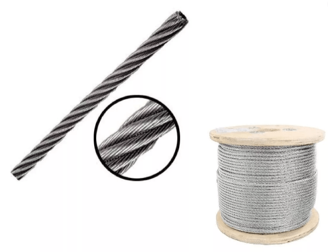 CABLE 7X7 1/8" Y 150M GALVANIZADO 213594