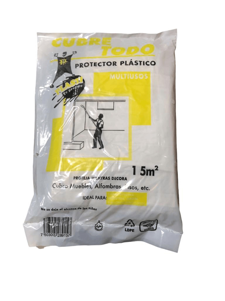 PLASTICO PROTECTOR USO LIGERO 15M2